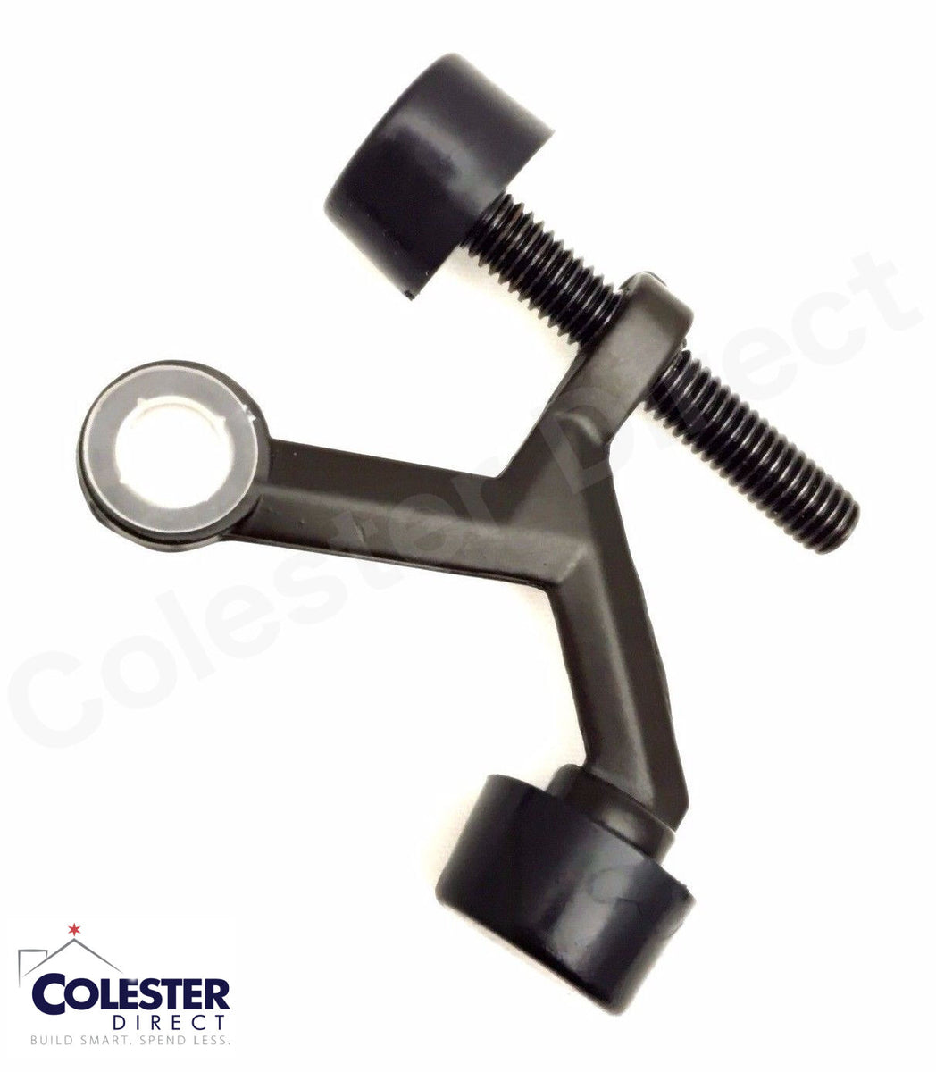 10 Pack Oil Rubbed Bronze Hinge Door Stop with Nylon Bushing – Colester ...
